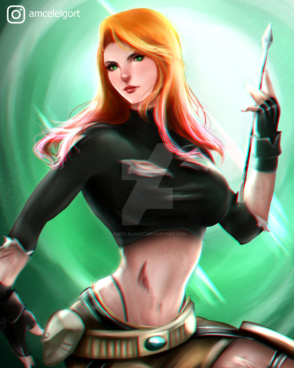Kim Possible X Lara Croft by amcelelgort on DeviantArt Kim Possible X Lara Croft by amcelelgort on DeviantArt