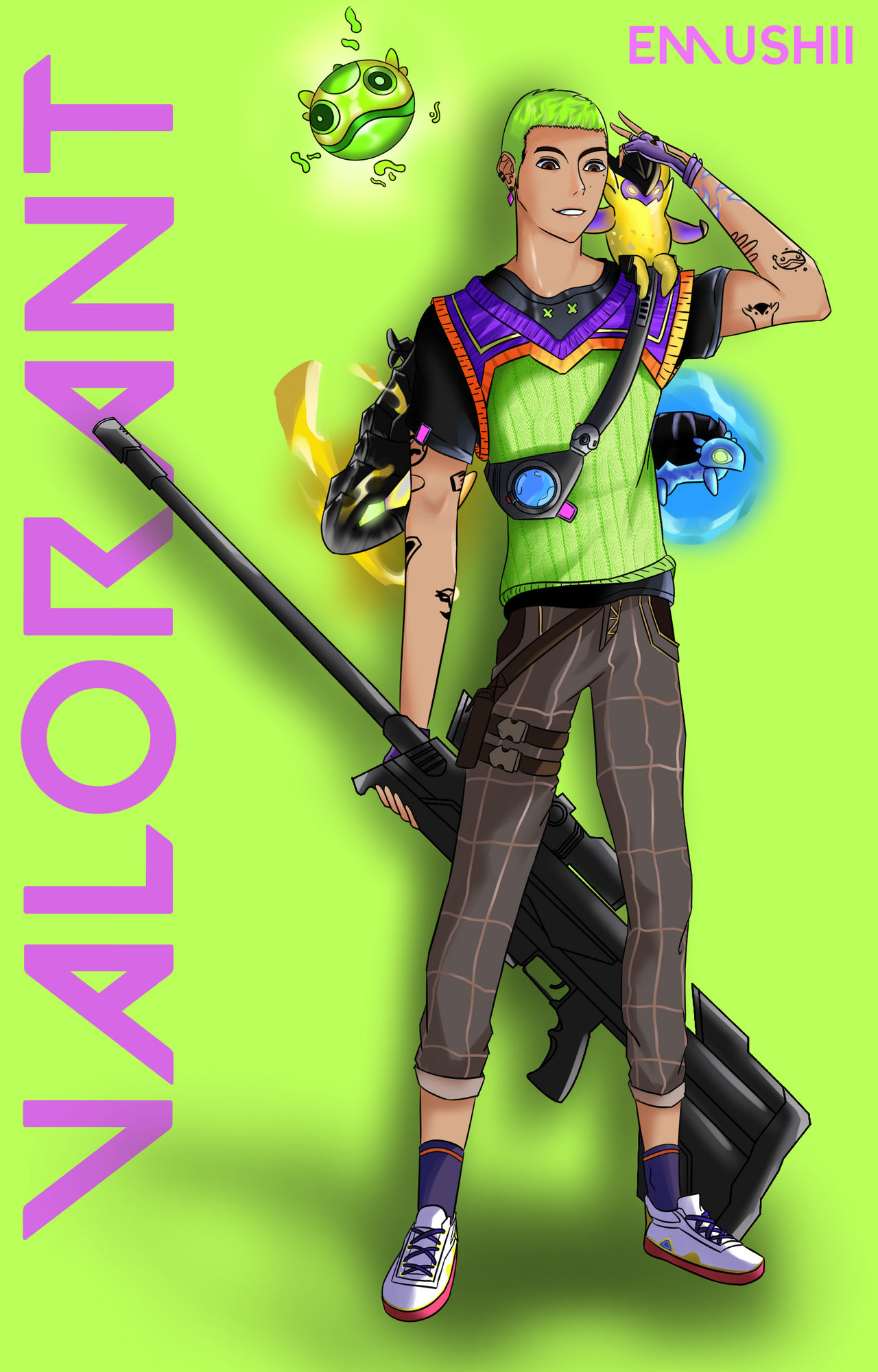 Valorant Gekko Fanart By Emushiiart On Deviantart