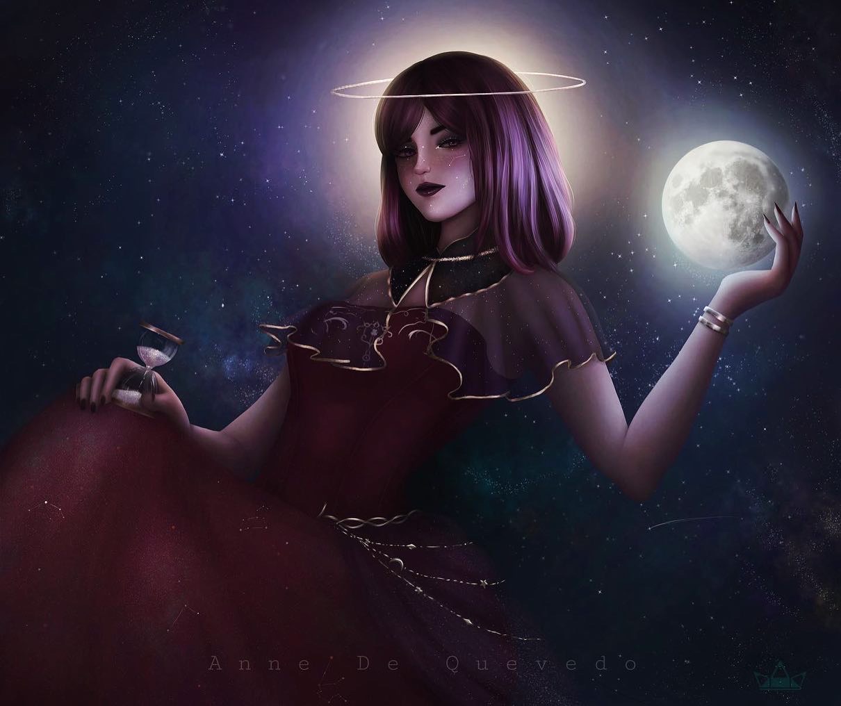 Goddess Space Girl Oc By Annedq On Deviantart