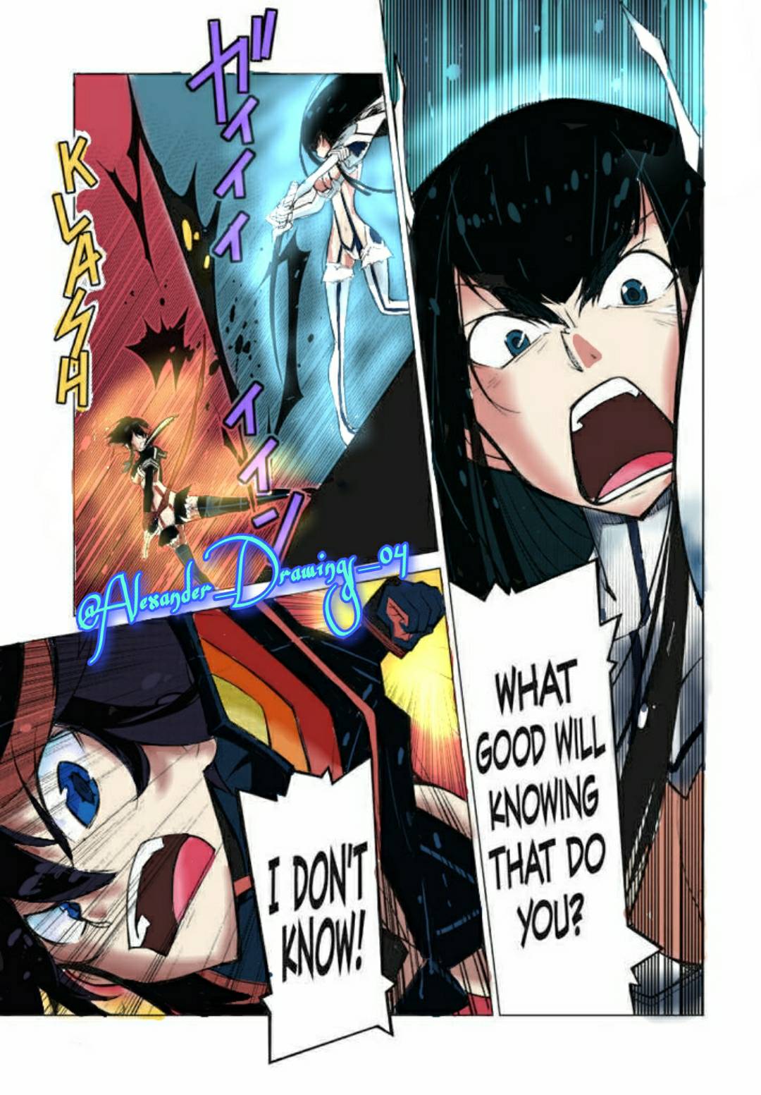 Ryuko Matoi Vs Satsuki Kiryuin Kill La Kill By Alexanderdrawings04 On Deviantart