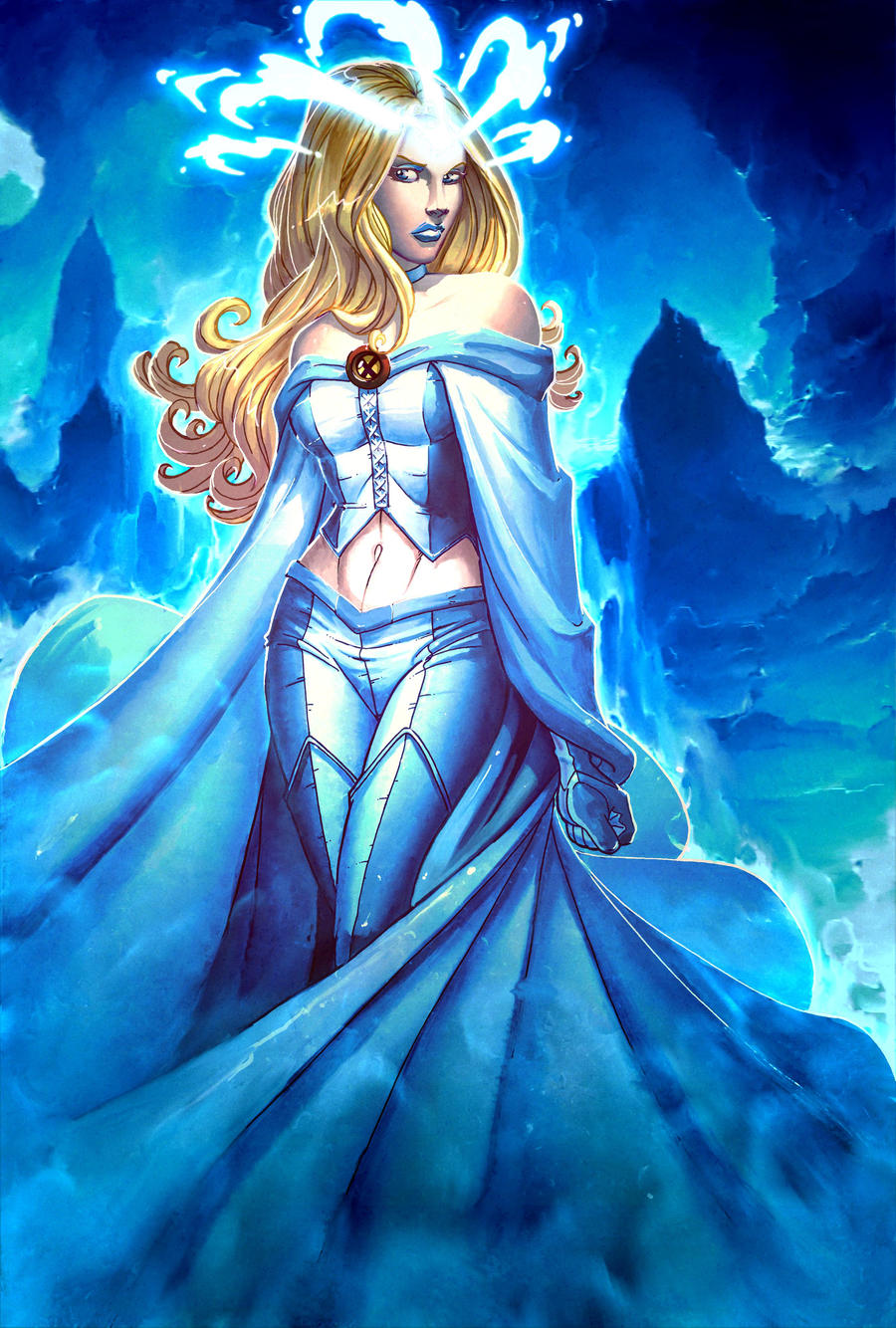 Emma Frost-White Queen by JamieFayX on DeviantArt Emma Frost-White Queen by JamieFayX on DeviantArt