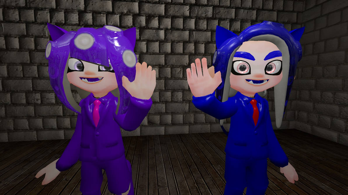 Gmod Splatoonfnaf Candy And Cindy As Octolings By Superfiregmod On Deviantart