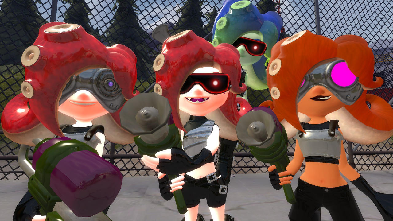 Gmod Splatoon Octoling Troops Trilogy By Superfiregmod On Deviantart