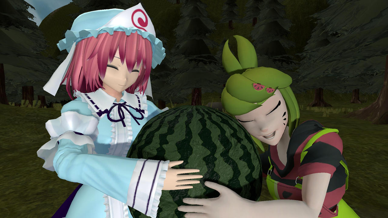 Gmod Smg4 Touhou Melon Lovers By Superfiregmod On Deviantart