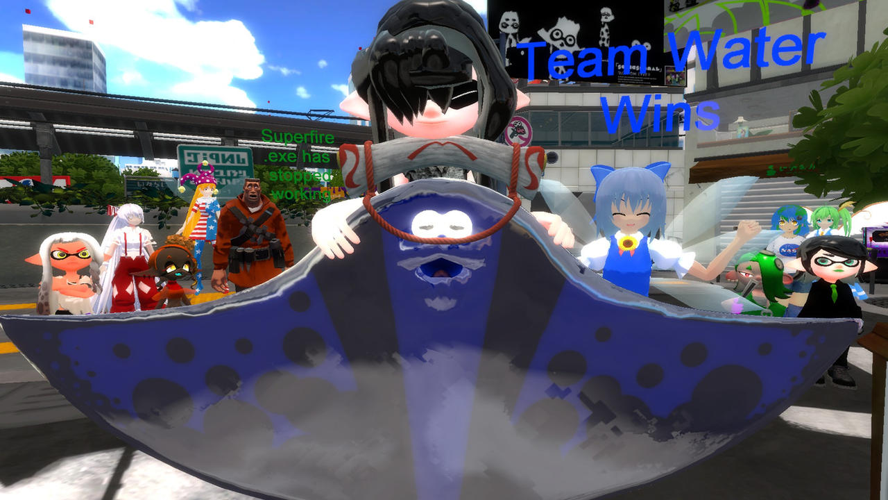 Gmod Tf2 Splatoon Touhou Team Water Wins By Superfiregmod On Deviantart
