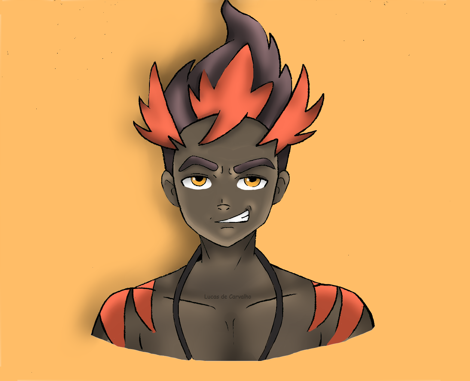 Kiawe Pokemon Fanart By Lucscarvalho On Deviantart