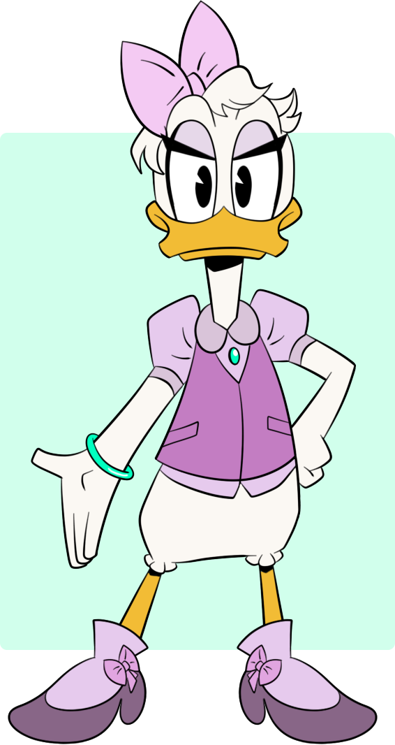 Daisy Duck In The Style Of Ducktales 2017 By Ciro1984 On Deviantart
