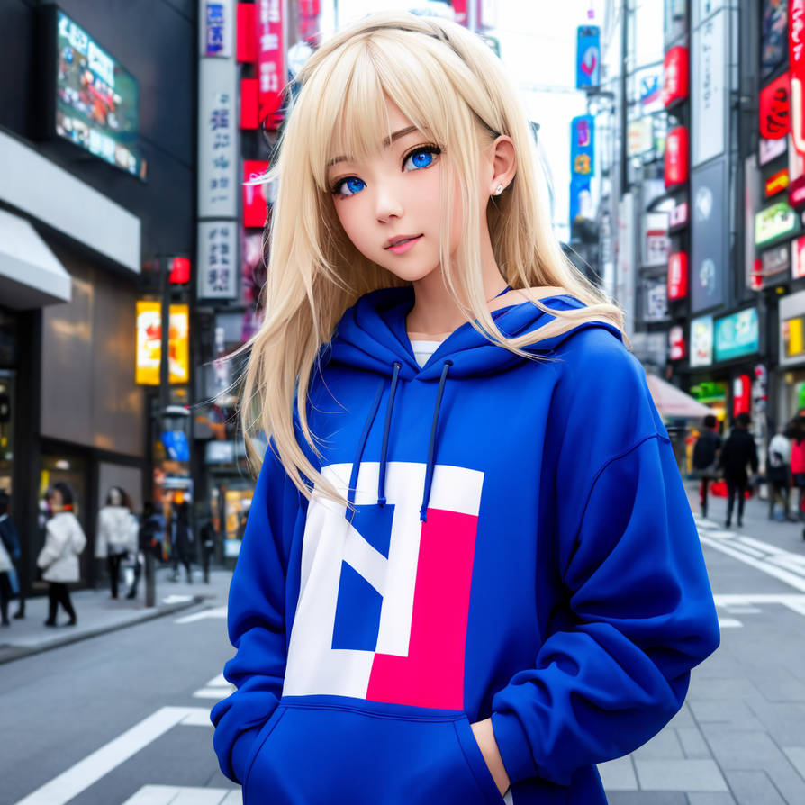 Hoodie Girl In Tokyio By Stormbackstrom On Deviantart