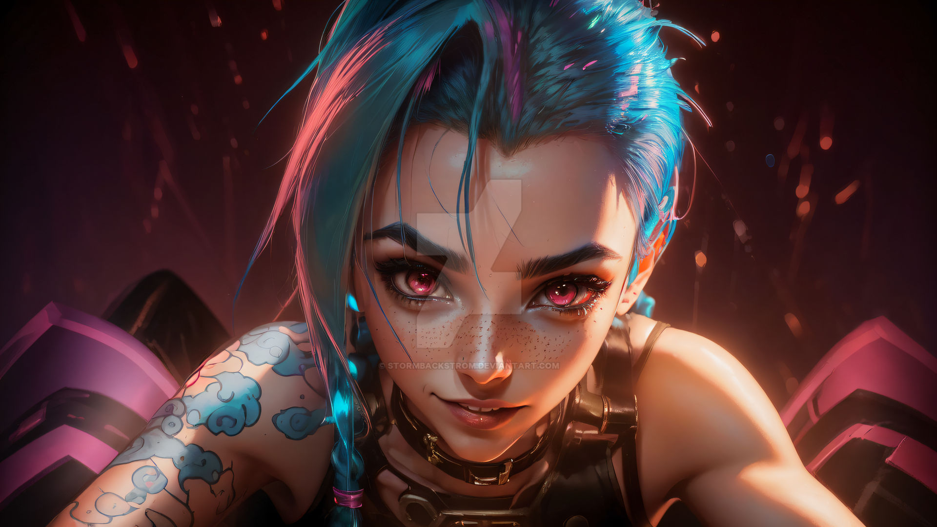 Jinx wallpaper 03 by stormbackstrom on DeviantArt Jinx wallpaper 03 by stormbackstrom on DeviantArt