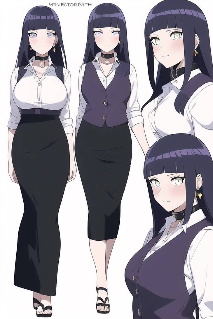 Hinata Secretary Day 1 By Mrvectorpath On Deviantart