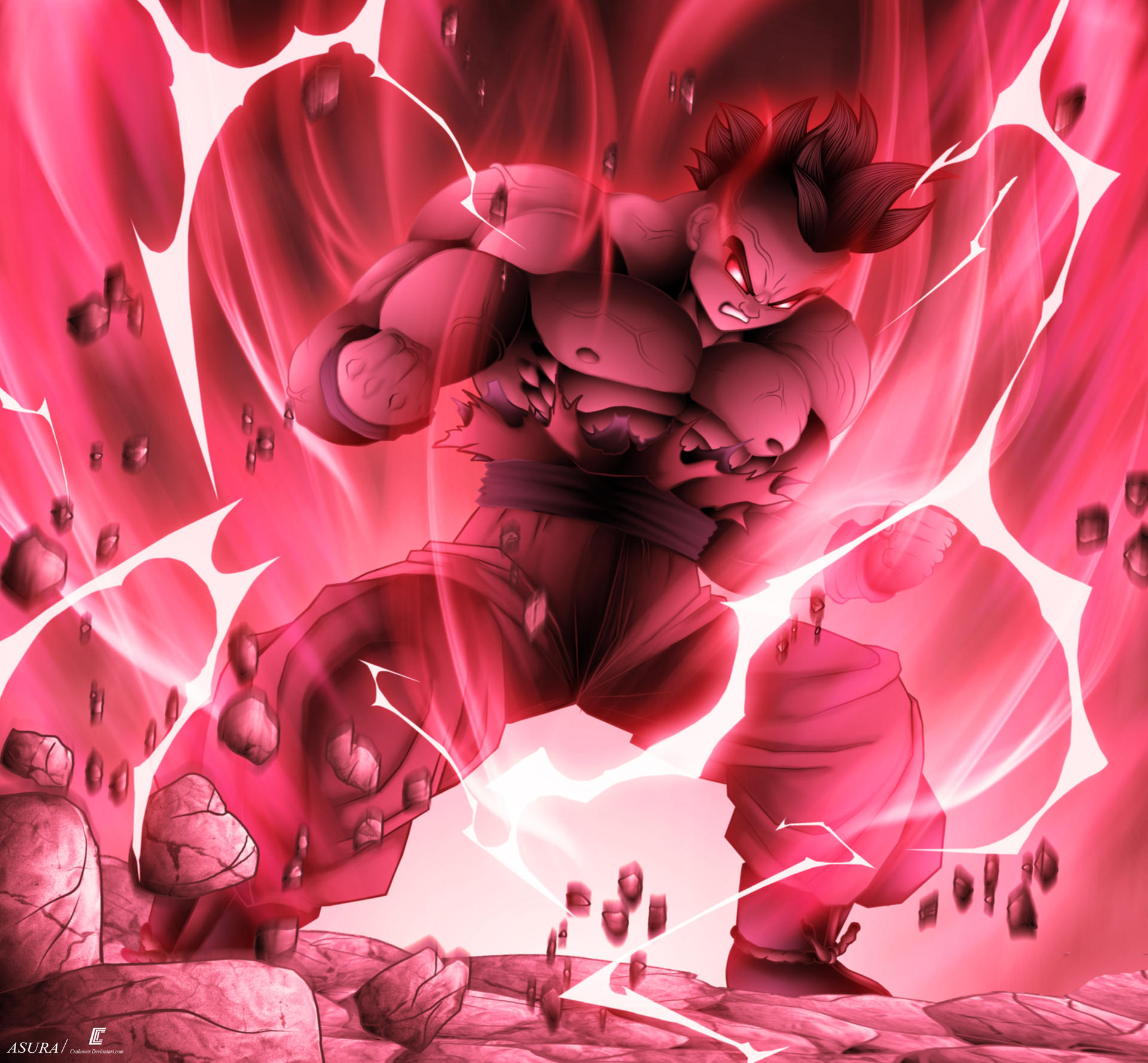Dragon Ball Multiverse Uub Ultime Kaioken By Crakower On Deviantart