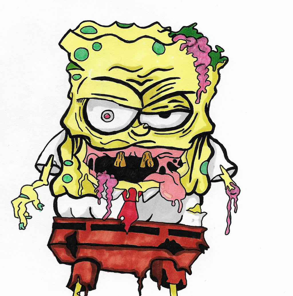 Creepy Spongebob By Dre0663 On Deviantart