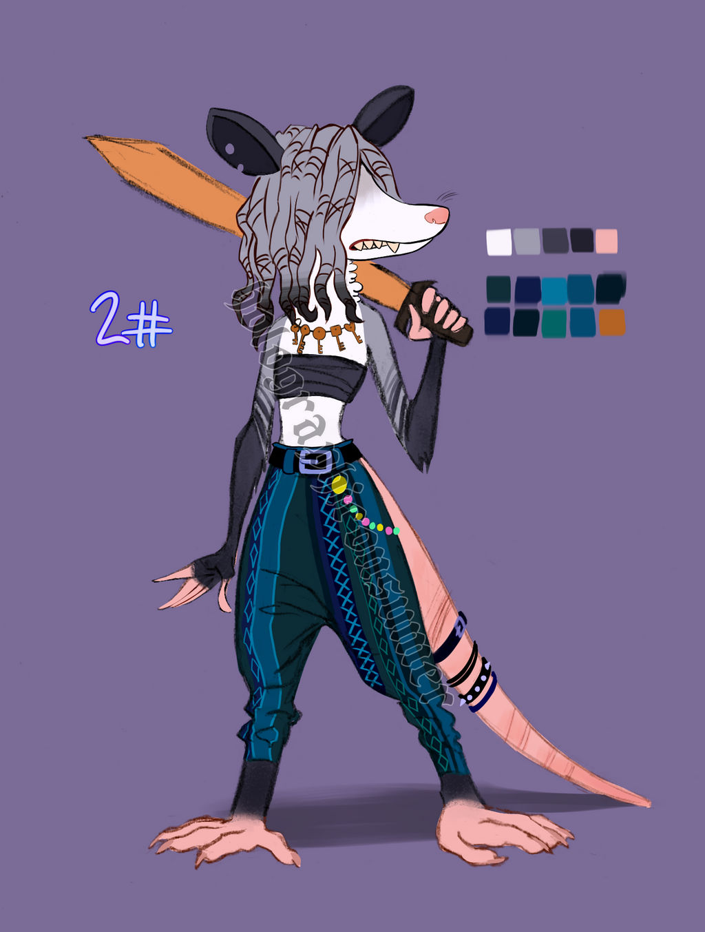 Closed Adopt Opossum 2 Auction By Holographic Consumer On Deviantart