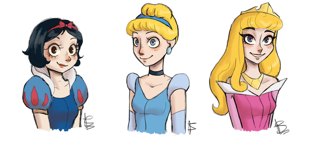 Disney Princesses Doodles Part 1 By Misticdaisy On Deviantart