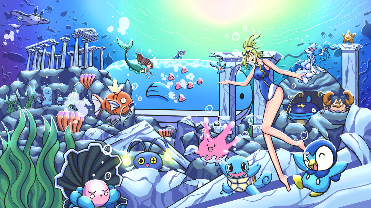 Commission Pokemon Wallpaper By Maimai Art On Deviantart
