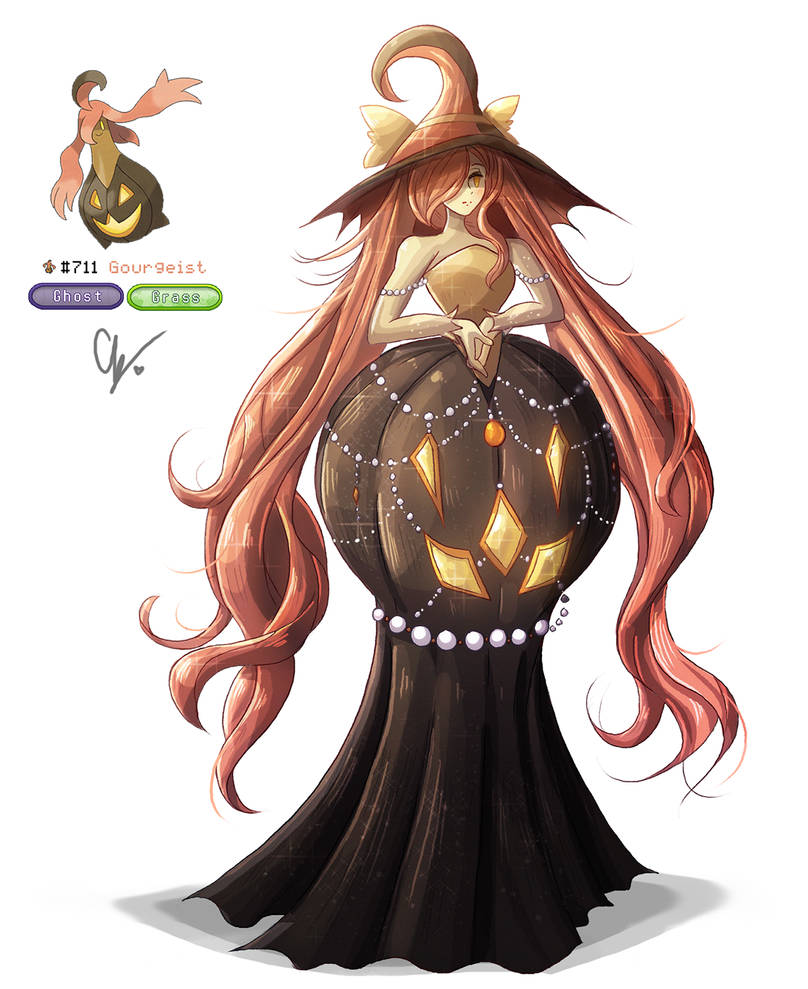 Gourgeist Gijinka By Iingo On Deviantart