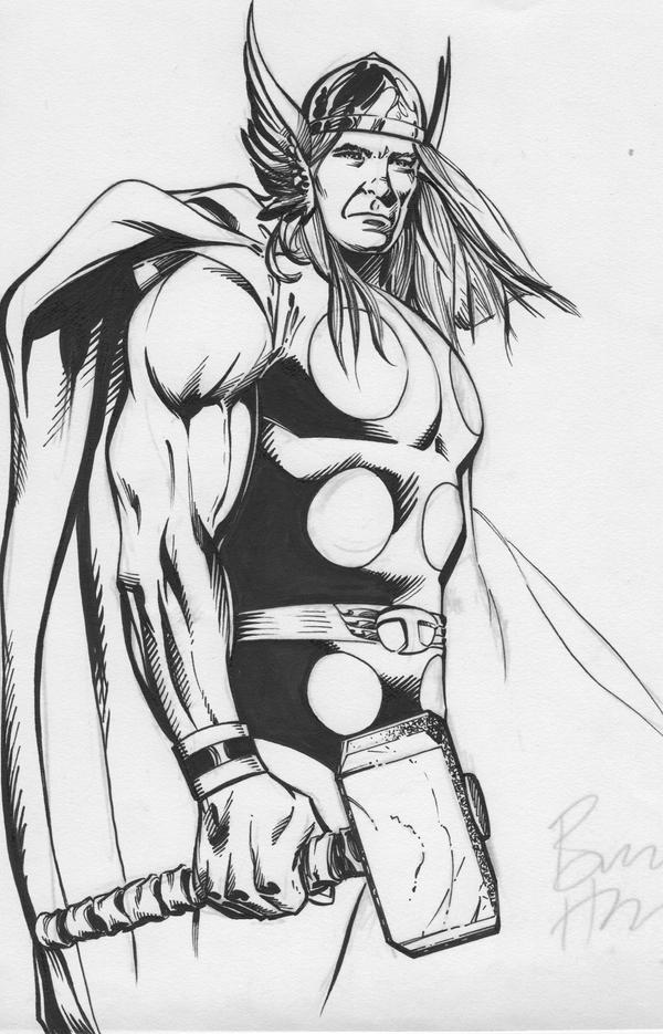 bryan hitch thor sketch by JimSandersIII on DeviantArt