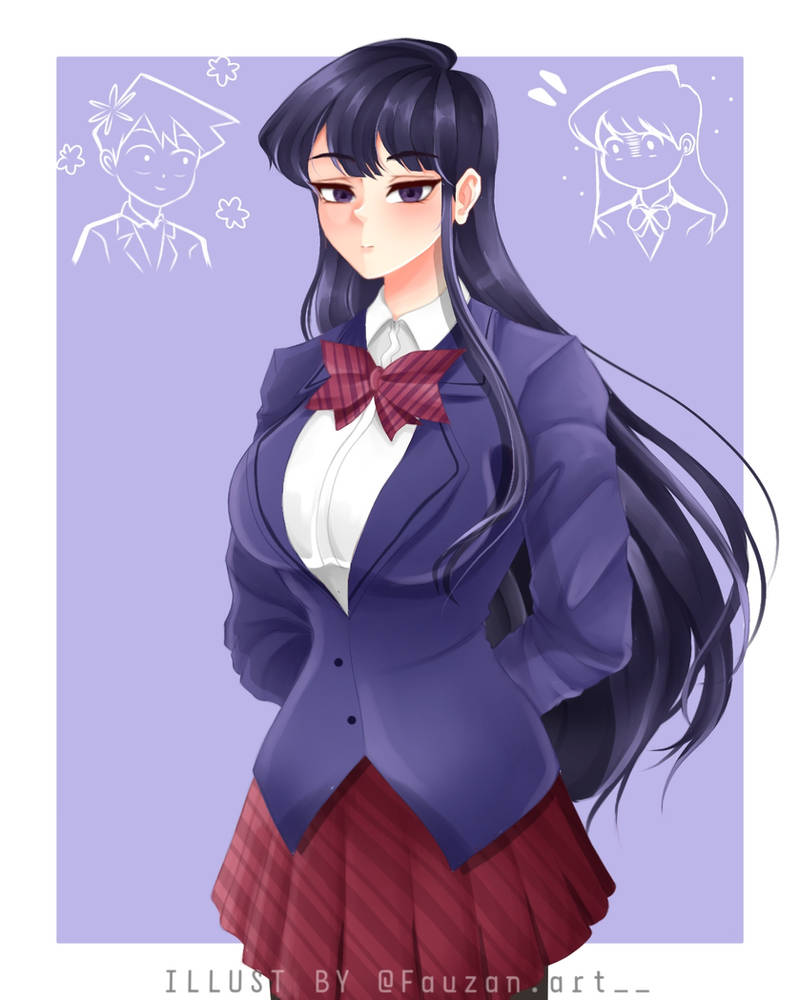 Fanart Komi Shoukokomi San Wa Komyushou Desu By Ojannart On Deviantart