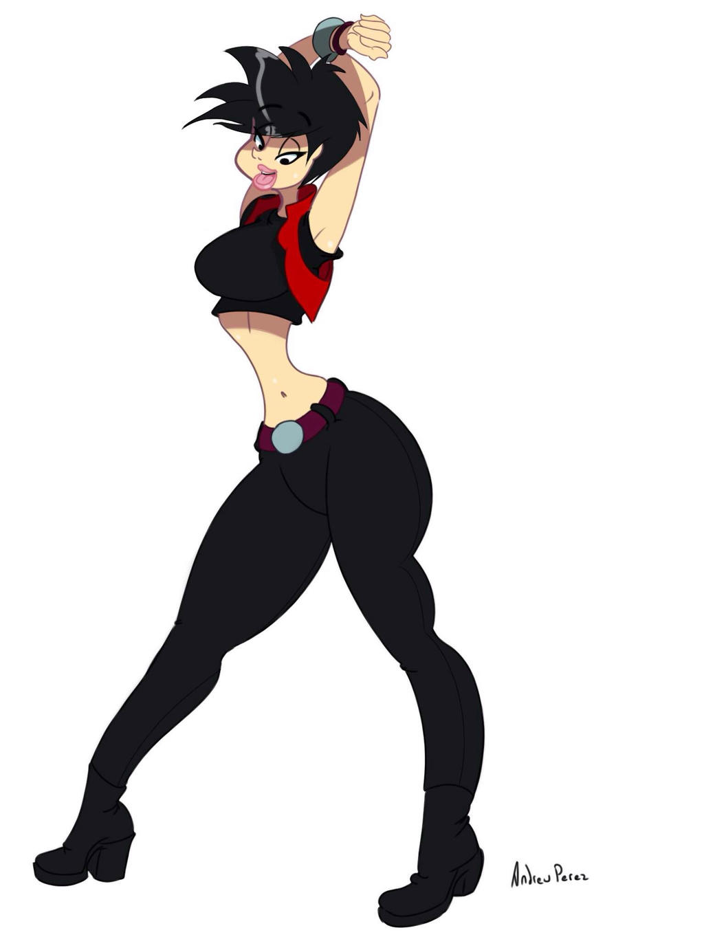 Short Haired Chick From Johnny Bravo By Inkit89 On Deviantart