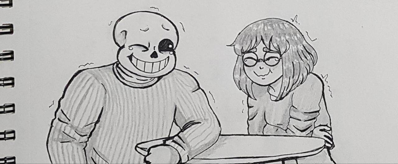 Just Sans And Frisk Having Fun By Shisuriyoko On Deviantart