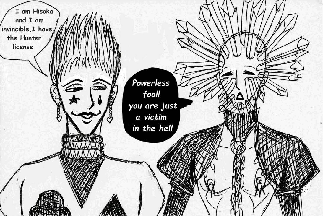 Hisoka Meets Cenobite By Sanguisnocte On Deviantart