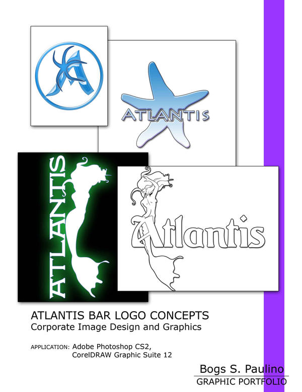 Atlantis Logo Concepts by Bogsp on DeviantArt