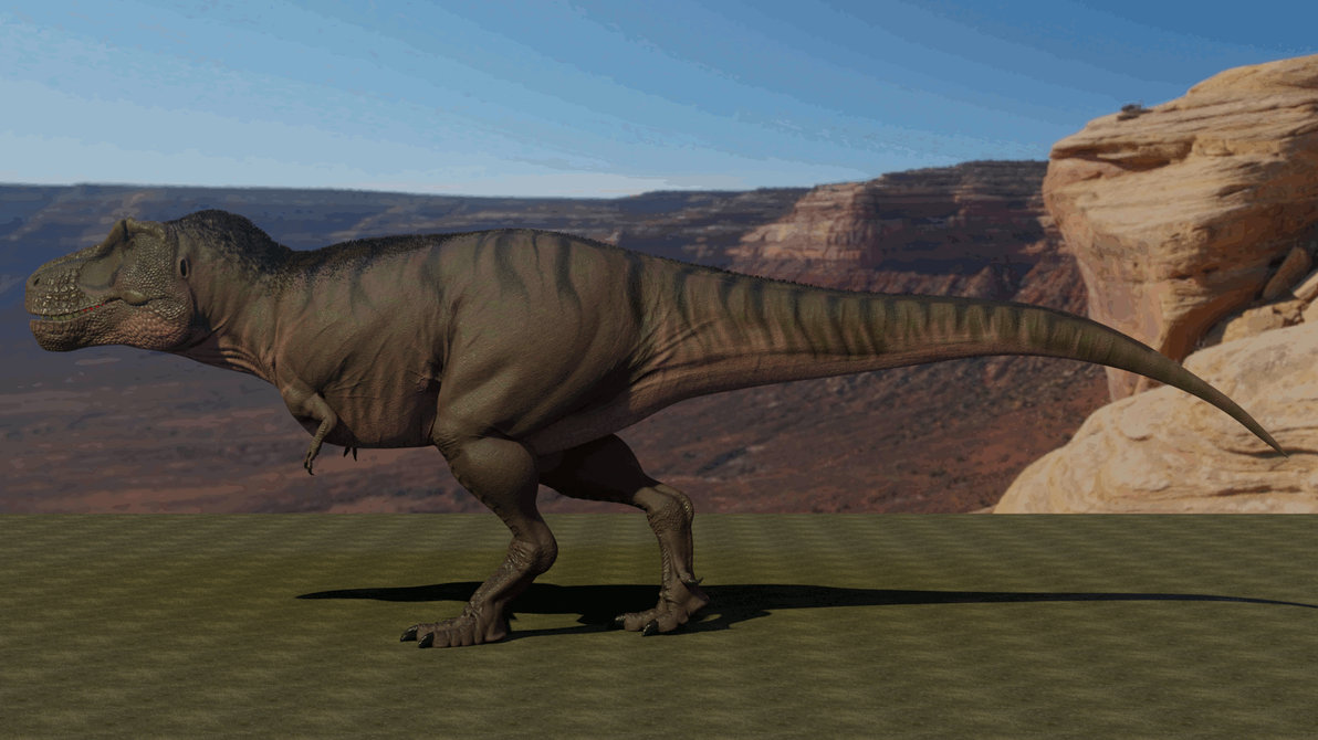 Tyrannosaurus Rex Walk Cycle Blender 28 By Batterymaster On Deviantart