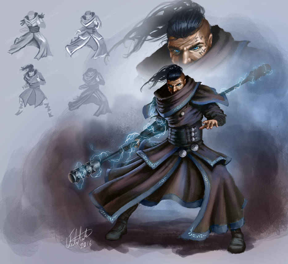 Battle Mage By Almenfred On Deviantart