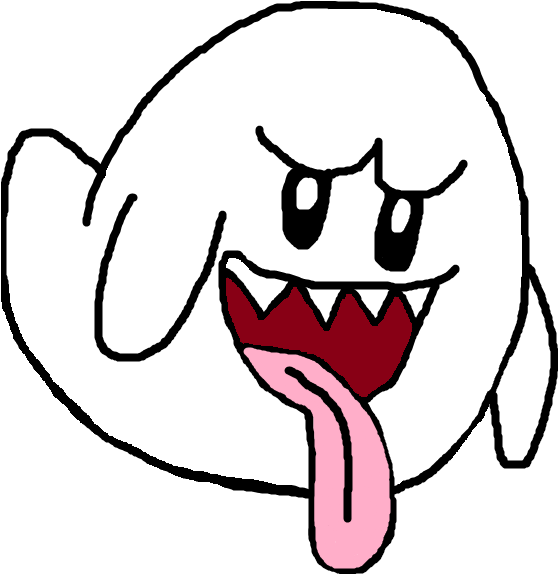 Super Mario Boo In A Different Style By Supermariofan65 On Deviantart