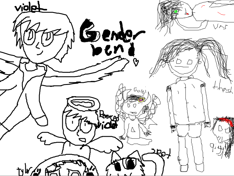Genderbend Collab By Erinkaitlyn On Deviantart