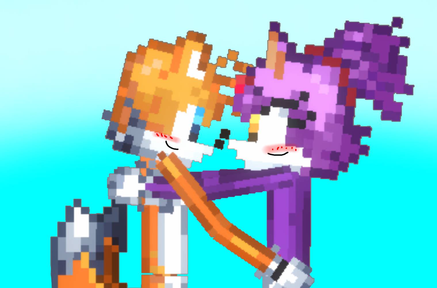 Tails X Blaze By Georgenet On Deviantart