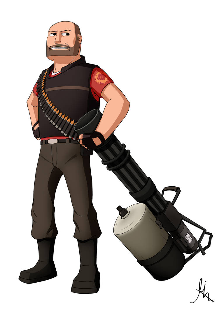 Tf2 Heavy Weapons Guy By Yewweikin On Deviantart