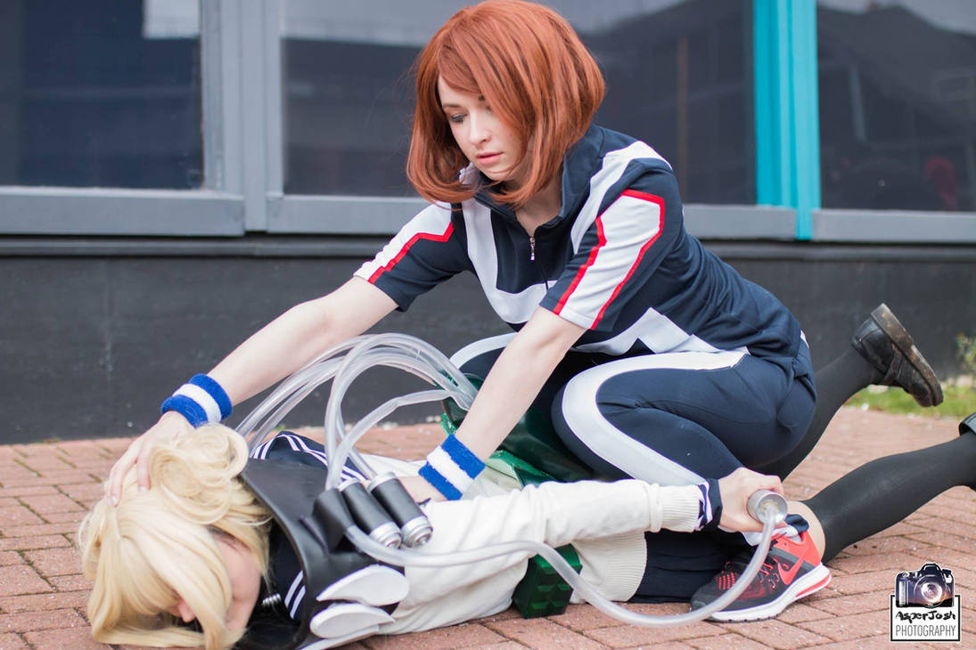 Ochako Uraraka Vs Toga By Jamesjapanese91 On Deviantart