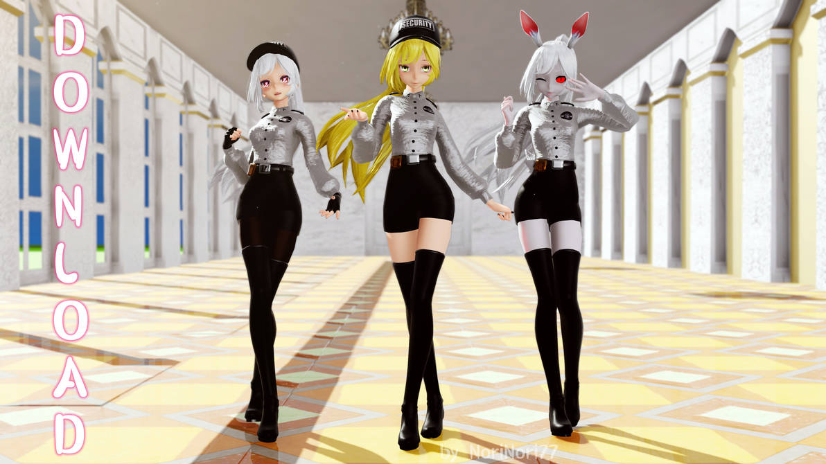 Fnaf Sb Vanessa Vannysecurity Guard Mmd Model Dl By Norinori77 On Deviantart