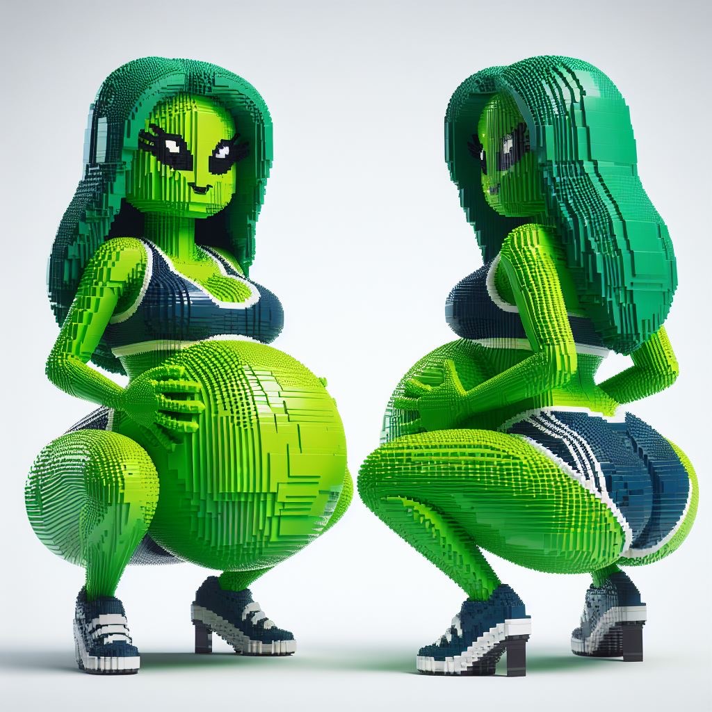 Pregnant Alien From Both Angles By Mrperson5432 On Deviantart