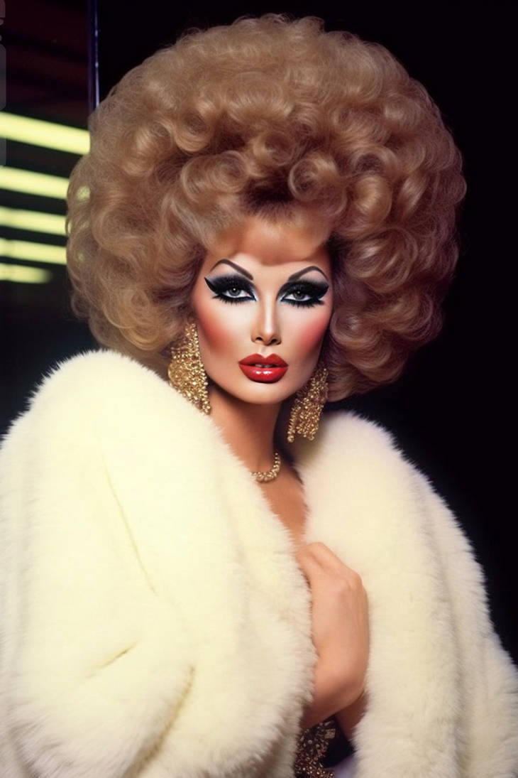 Fluffy Fur Teased Curls Full Glam By Buffybouffant On Deviantart