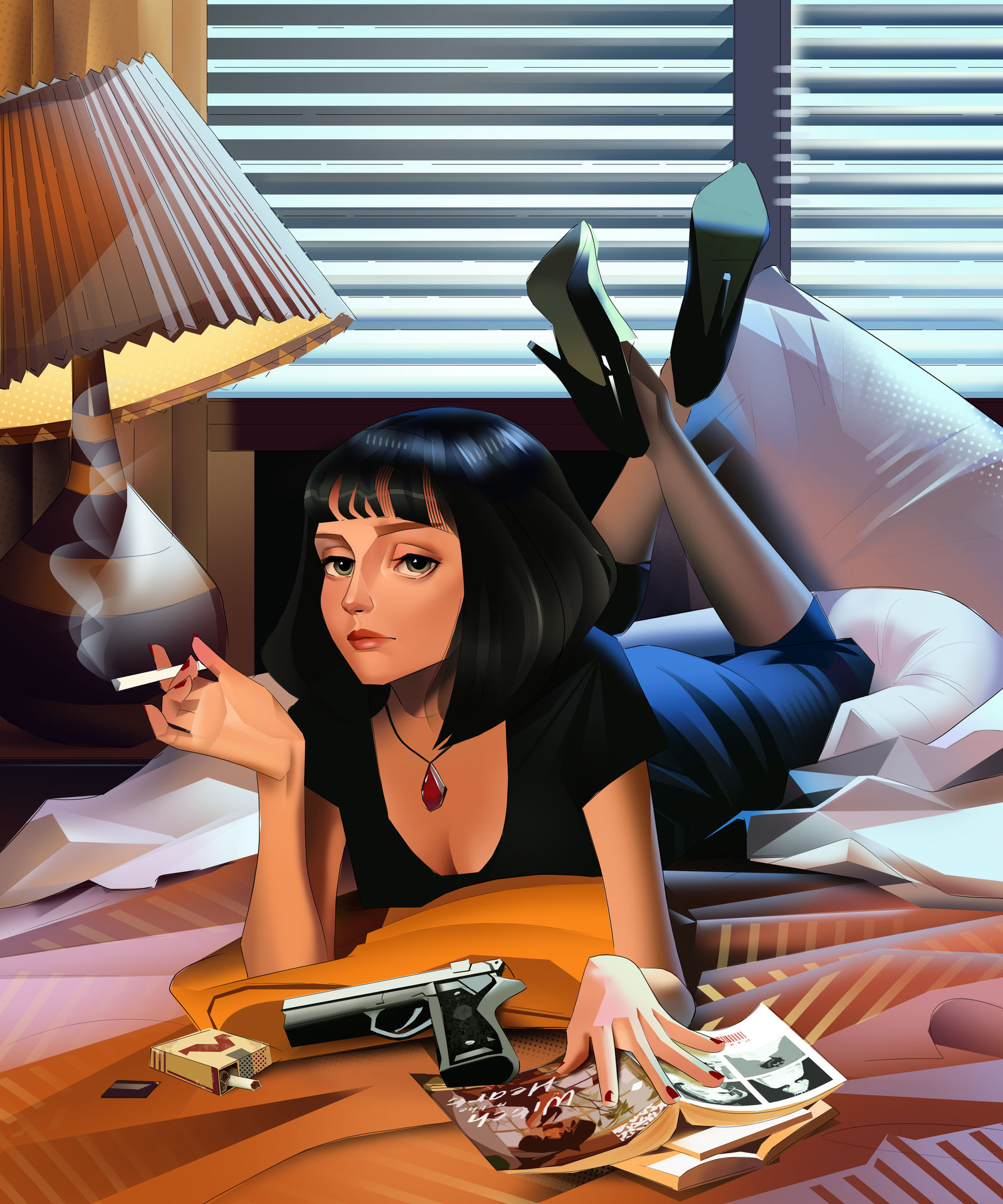 Pulp Fiction Fanart By Lilliepad97 On Deviantart