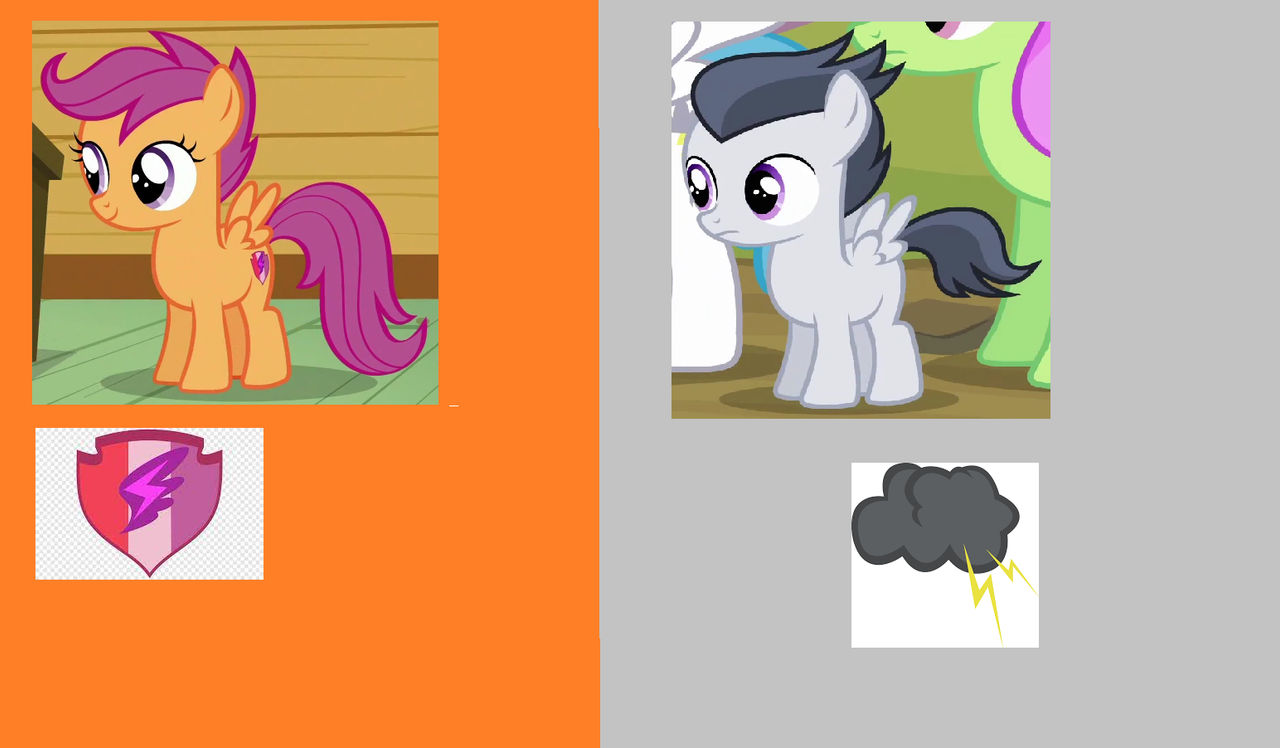 Mlp 9th Couple Scootaloo And Rumble By M41456 On Deviantart