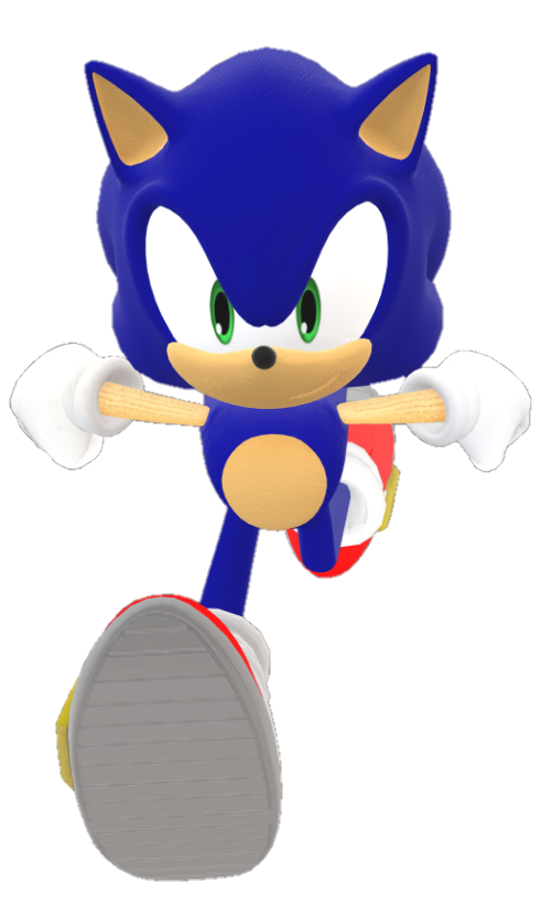 Sonic Running Fast Render by Sonic29086 on DeviantArt Sonic Running Fast Render by Sonic29086 on DeviantArt