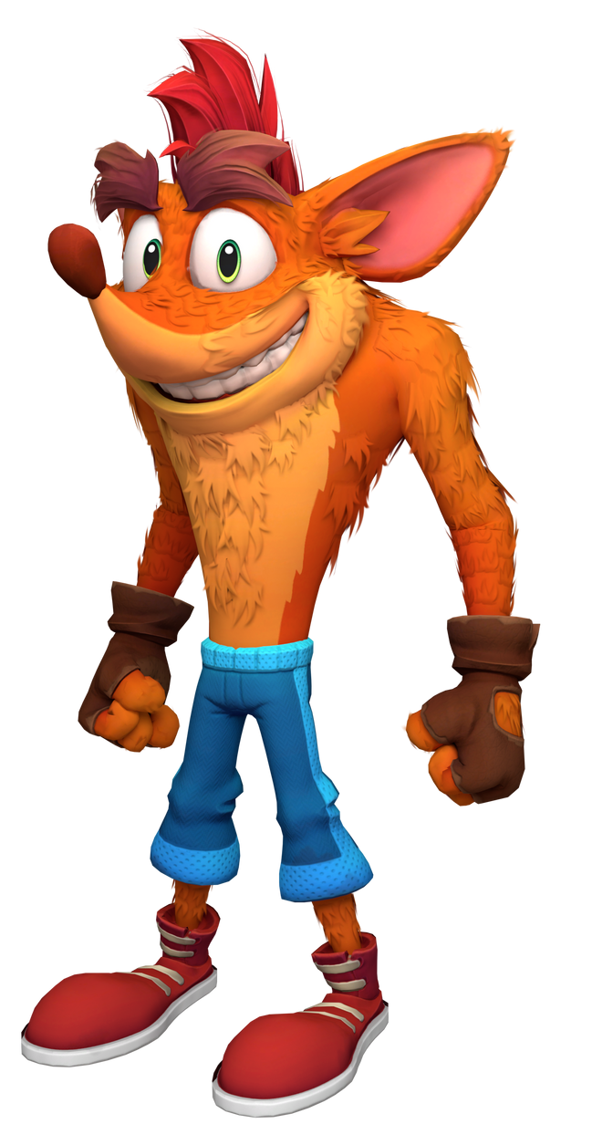 Crash Bandicoot (Now With Fur) Render by Sonic29086 on DeviantArt Crash Bandicoot (Now With Fur) Render by Sonic29086 on DeviantArt