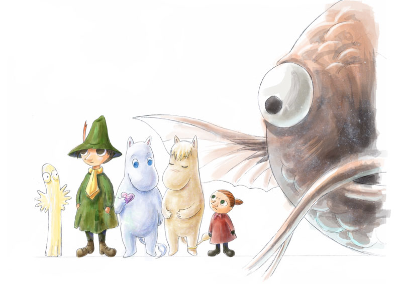 Moomin Character Design by FabienMater on DeviantArt