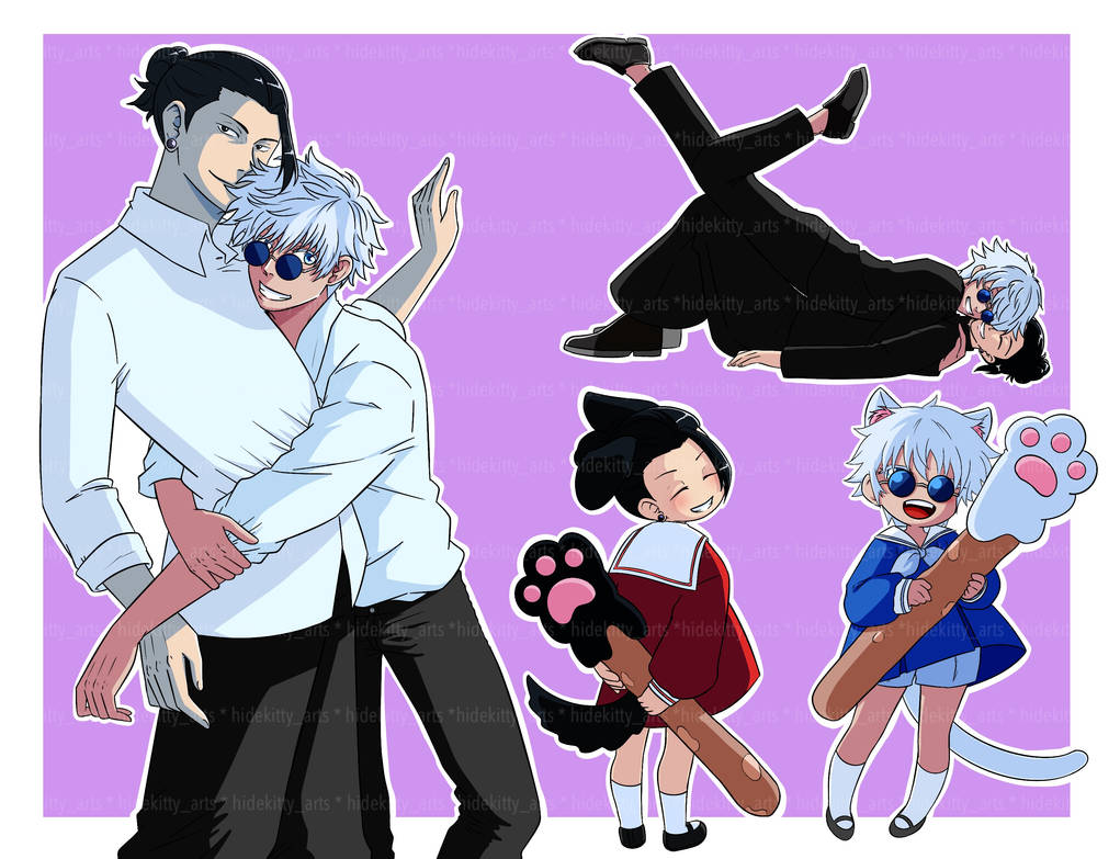 Geto X Gojo By Hidekittyarts On Deviantart