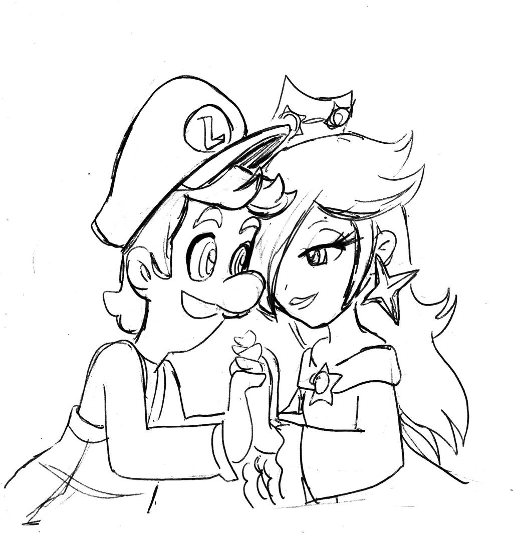 Luigi X Rosalina By Wildo123 On Deviantart