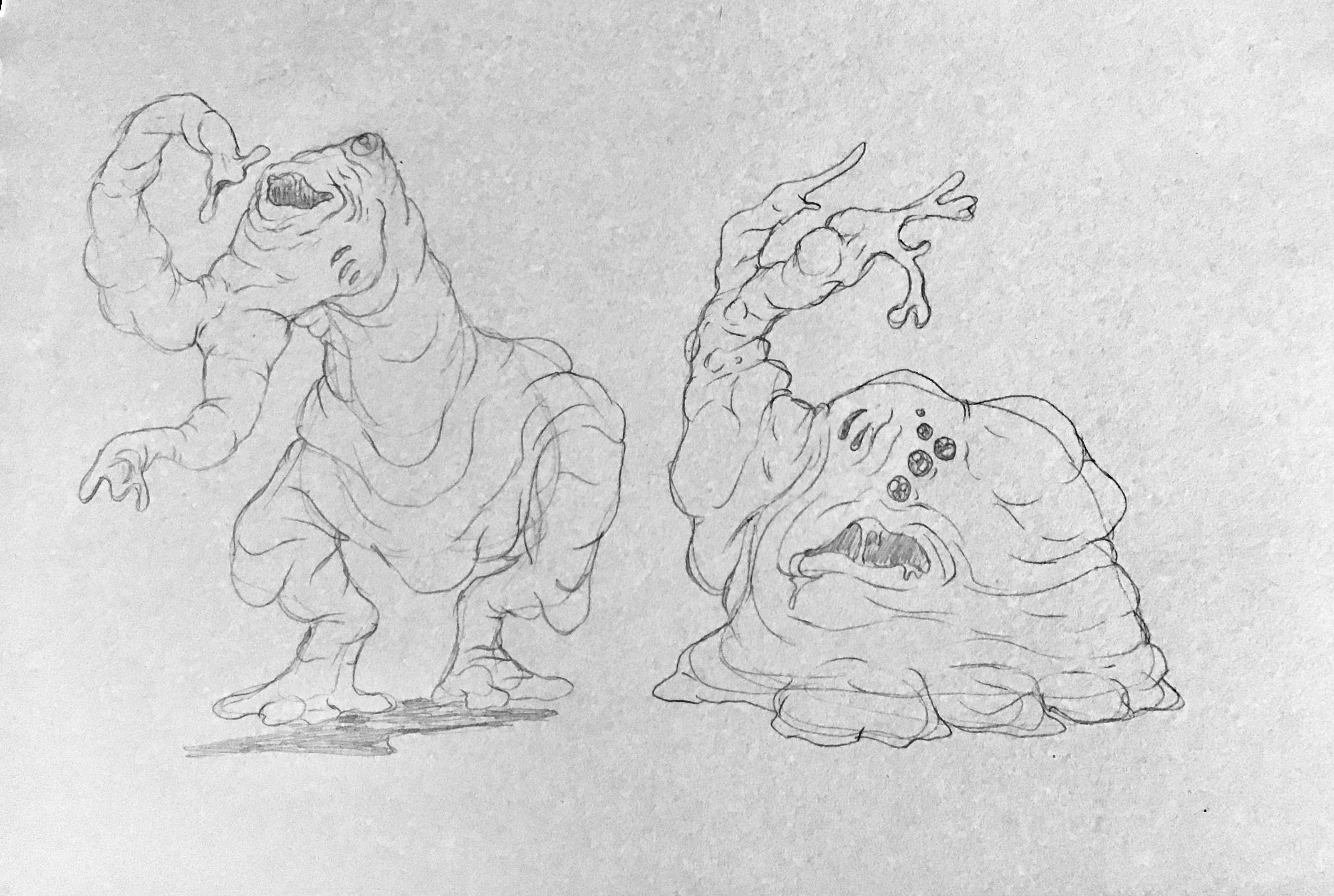 Random Sketches 245 Blobby Aliens By Artmakerproductions On Deviantart