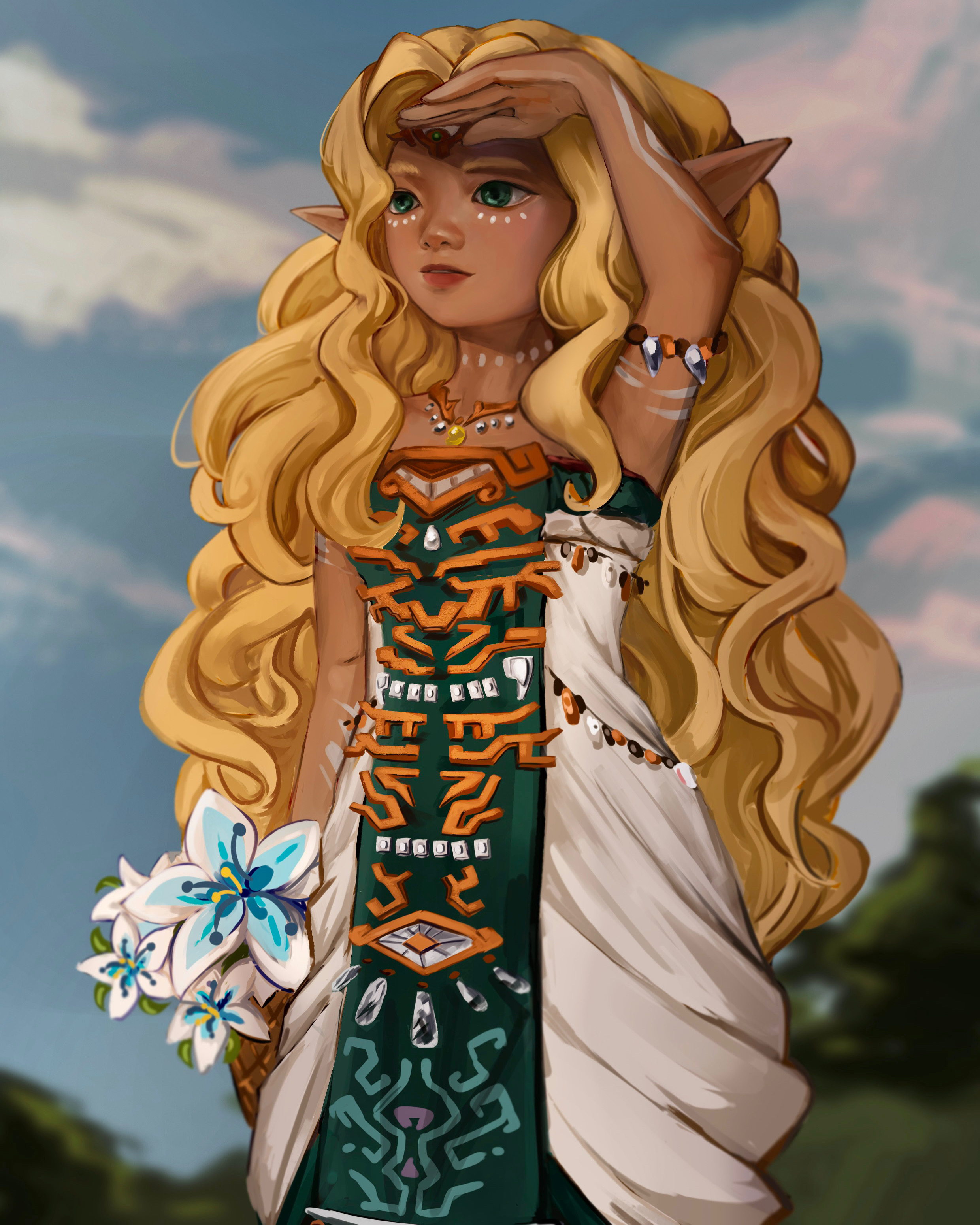 Queen Sonia Totk By Chivibi On Deviantart