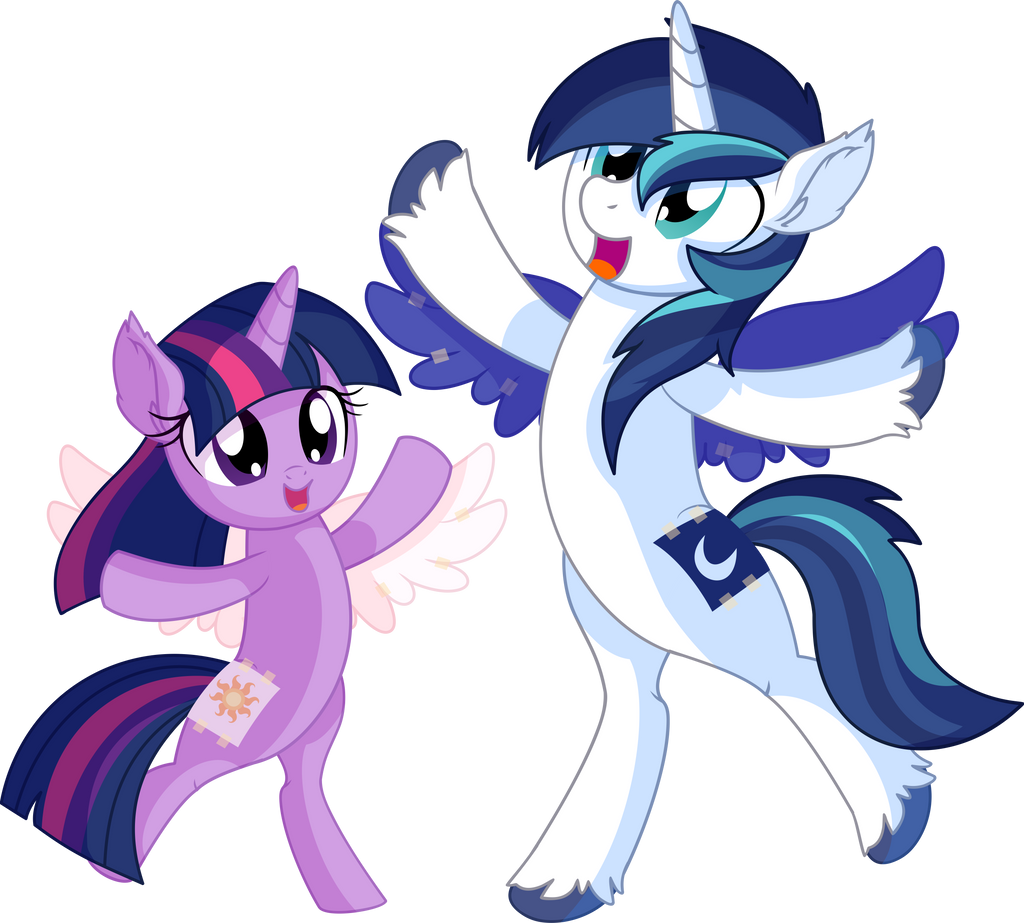 Twilight Sparkle and Shining Armor - Princesses by CyanLightning on ... Twilight Sparkle and Shining Armor - Princesses by CyanLightning on ...