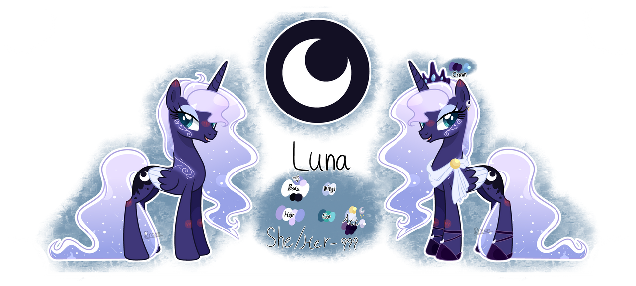 Mlp Princess Luna Re Design By Dreamcatchersentry On Deviantart