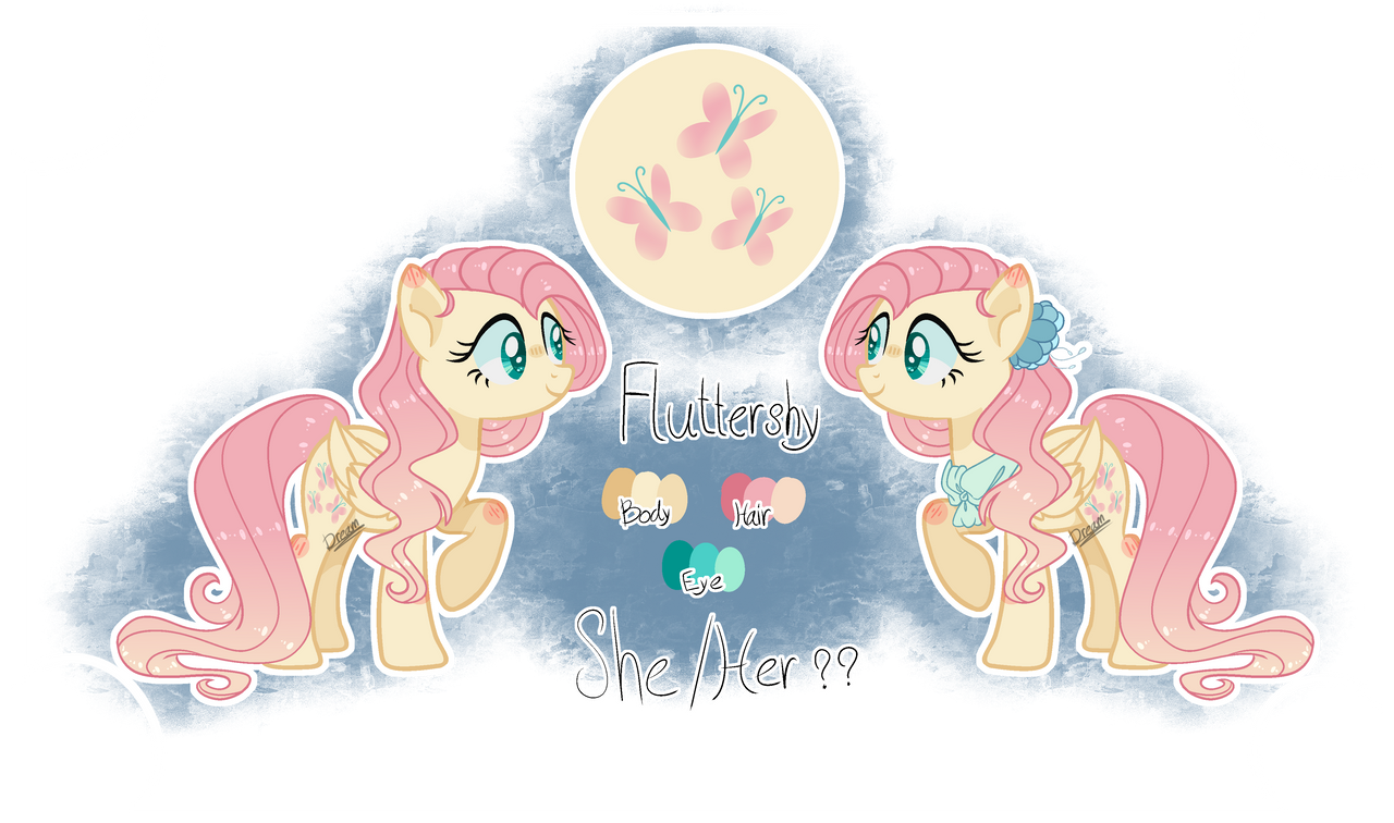Mlp Fluttershy Re Design By Dreamcatchersentry On Deviantart