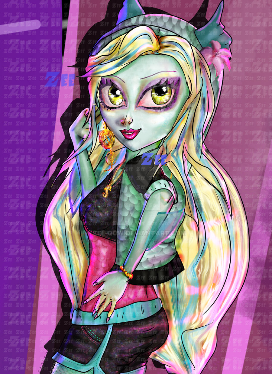 Lagoona Blue Monster High Fanart Timelapse Notes T By Zee Qow On Deviantart