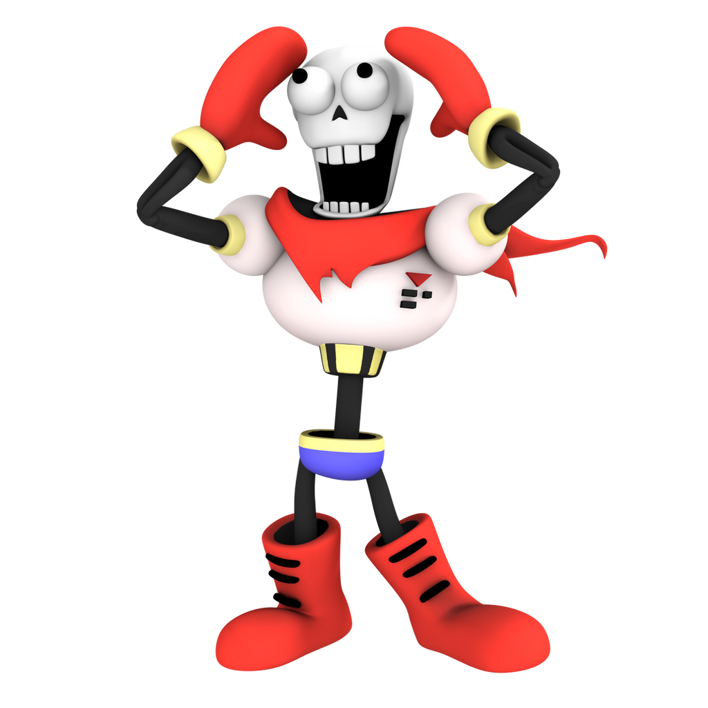 Papyrus From Undertale Render3 By Nibroc Rock On Deviantart